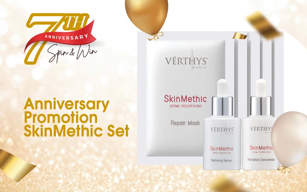 𝗦𝗣𝗜𝗡 & 𝗪𝗜𝗡 - FREE Anniversary Promotion SkinMethic Set - Verthys The Beauty Aesthetic